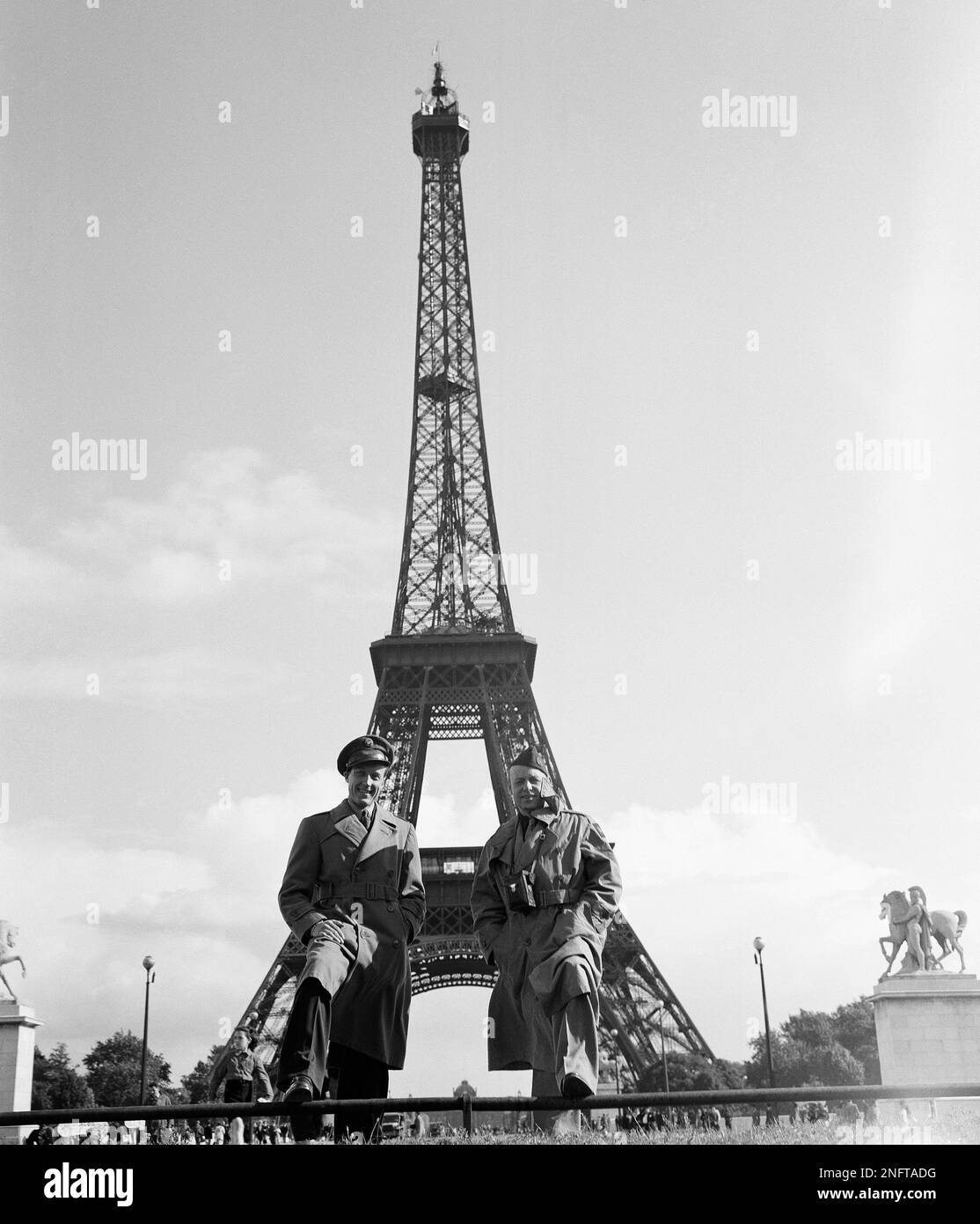 Ned Nordness (left) and E.K. Butler, both AP staffers, shown before the ...