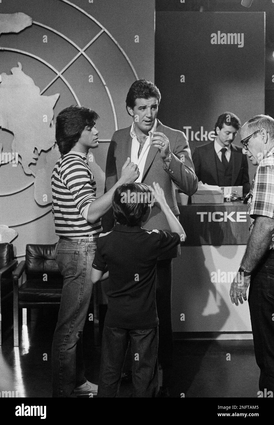 Heavyweight boxer Gerry Cooney of Long Island, N.Y., doing a cameo ...