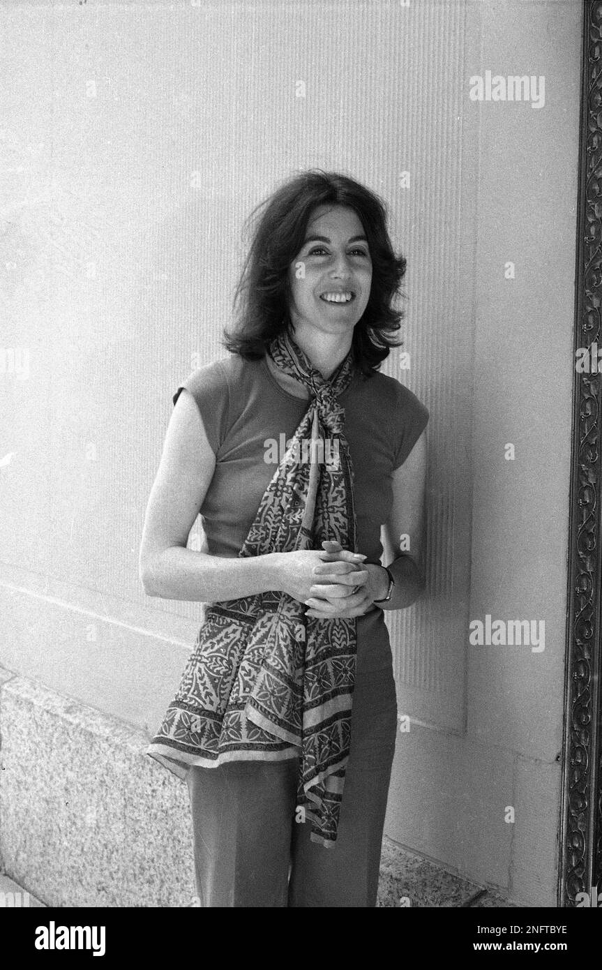 Screen writer Nora Ephron smiles during an interview in New York, July ...