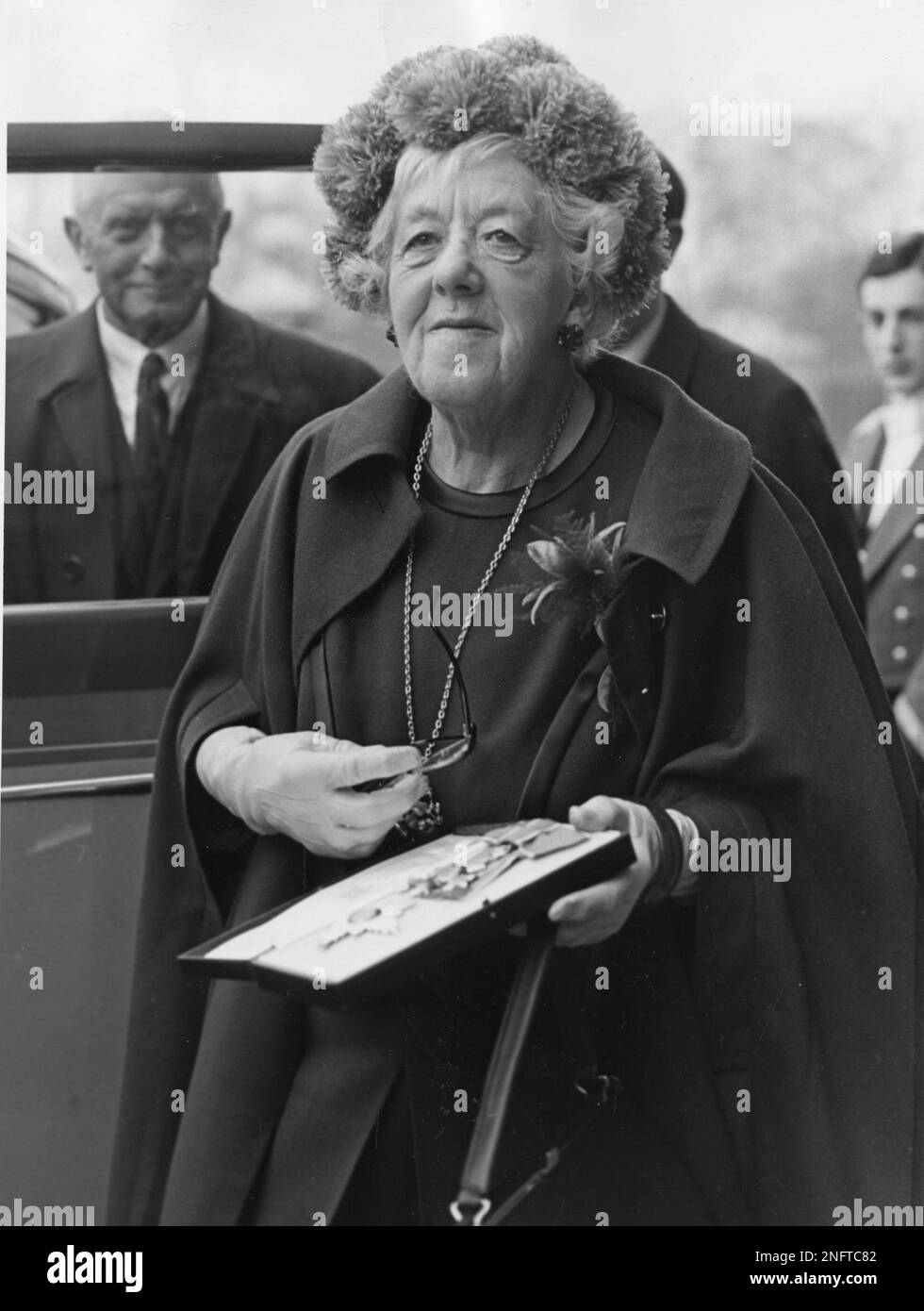 74-year-old British actress Dame Margaret Rutherford is pictured in the ...