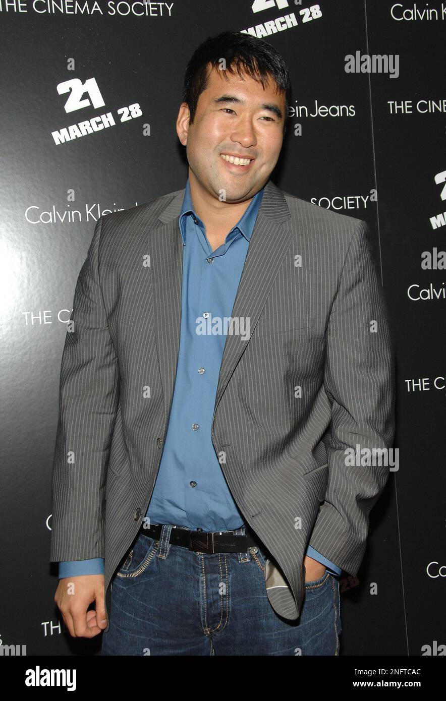 The real-life subject of the film Jeffrey Ma attends a Cinema Society ...