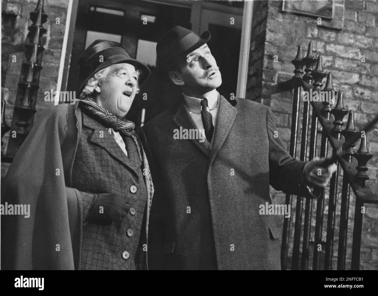 Tony Randall in the role of Agatha Christie's fictional dective ...