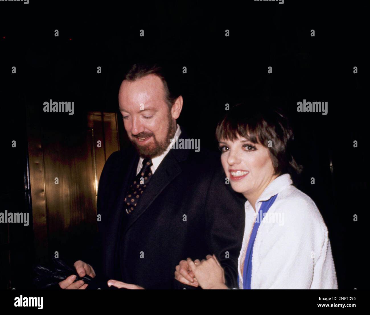 Liza Minnelli with her husband Jack Haley, Jr. at party in honor of ...