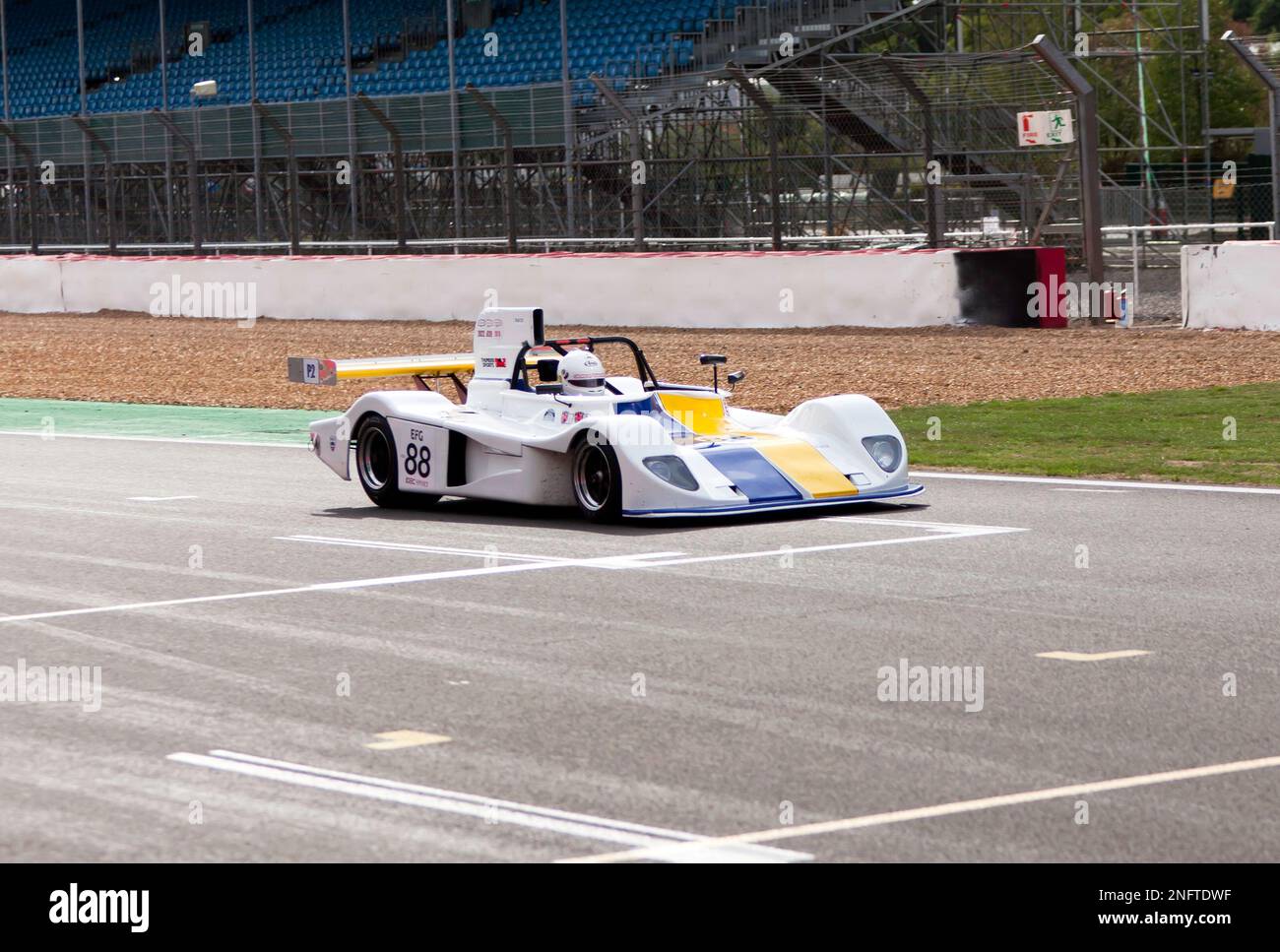 Kevin Cooke driving his White, 1975, March 75S, during the HSCC ...