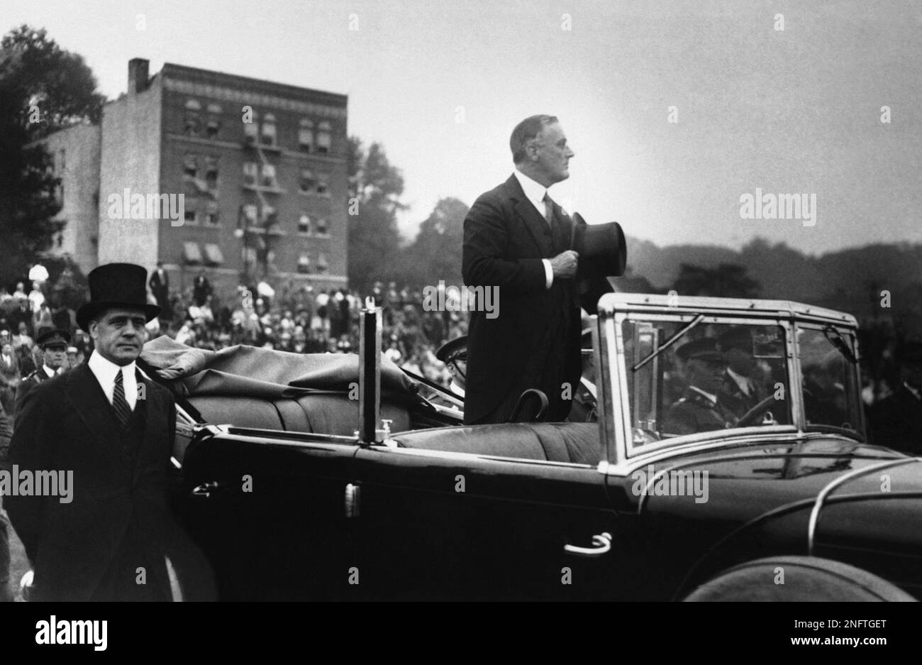 Governor Franklin D. Roosevelt of New York as he appeared while ...