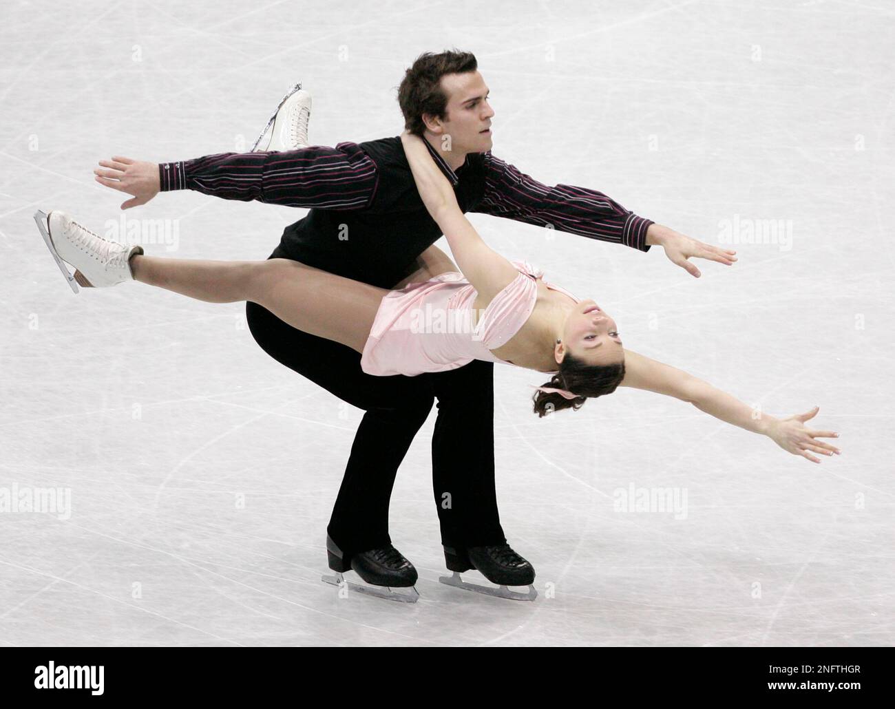 Canada's Jessica Dube and Bryce Davison perform their pairs free ...