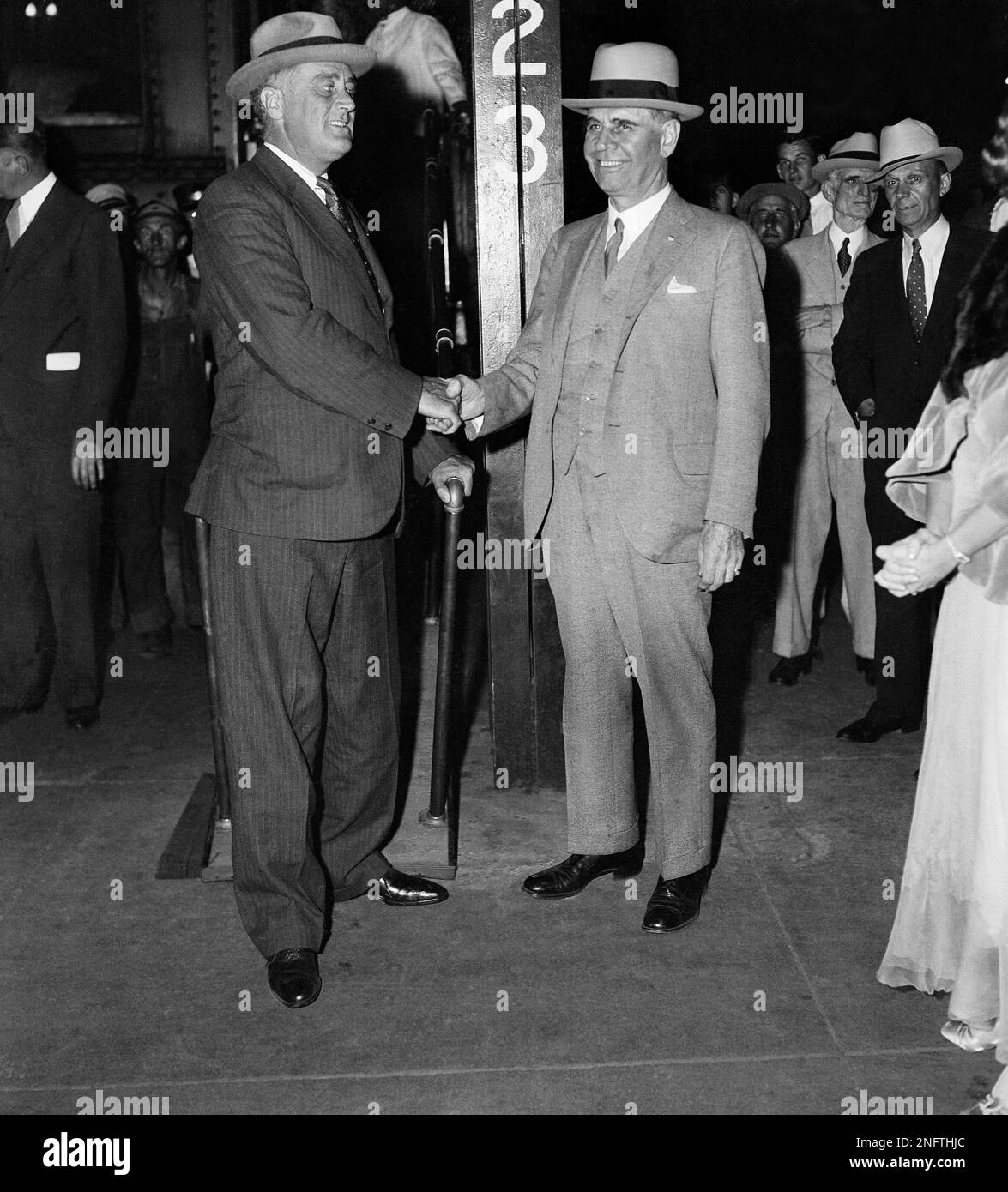 Governor Franklin D. Roosevelt of New York shown as he arrived on ...