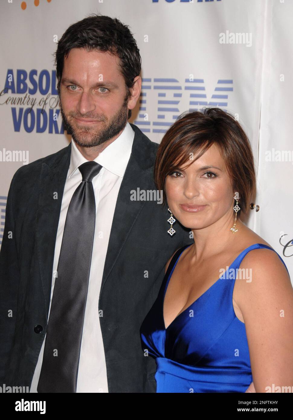 Actress Mariska Hargitay and Peter Hermann arrive at the 19th Annual ...