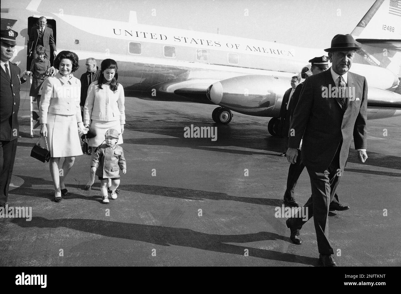 Patrick Lyndon Nugent,18-month-old grandson of President Lyndon Johnson ...