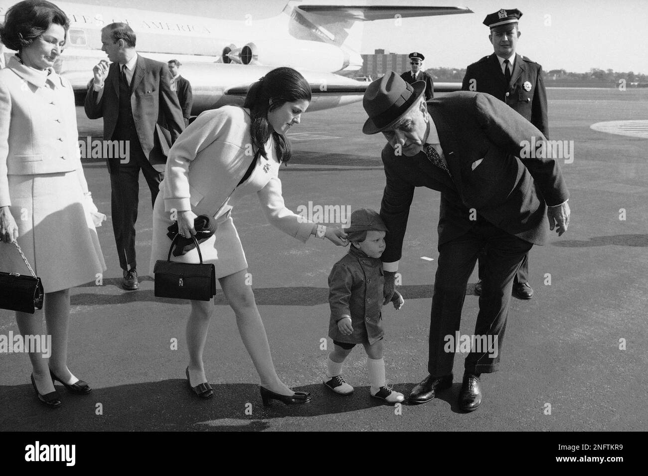 Patrick Lyndon Nugent,18-month-old grandson of President Lyndon Johnson ...
