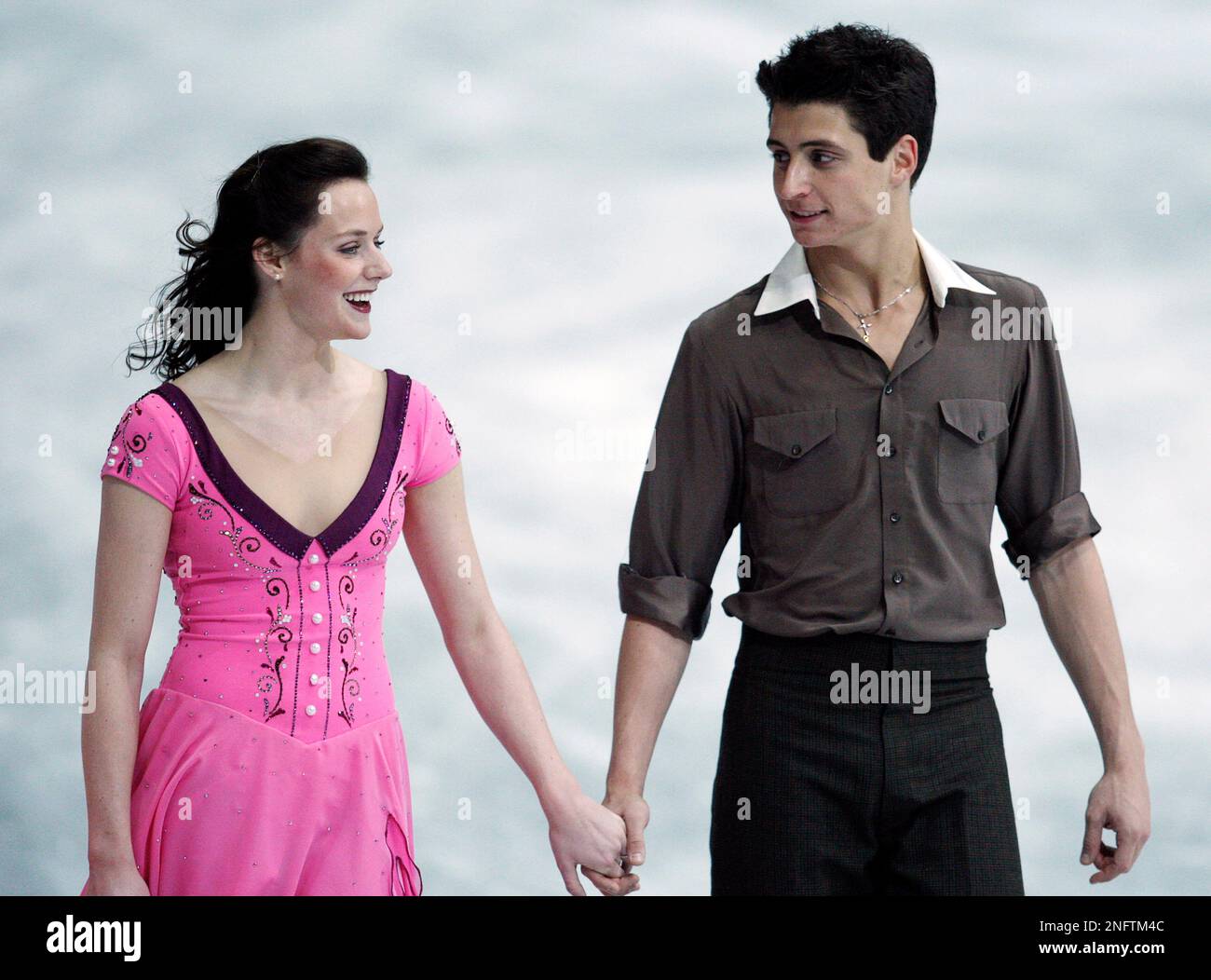 Canada ice dancers Tessa Virtue, from London, Ont., and Scott Moir ...