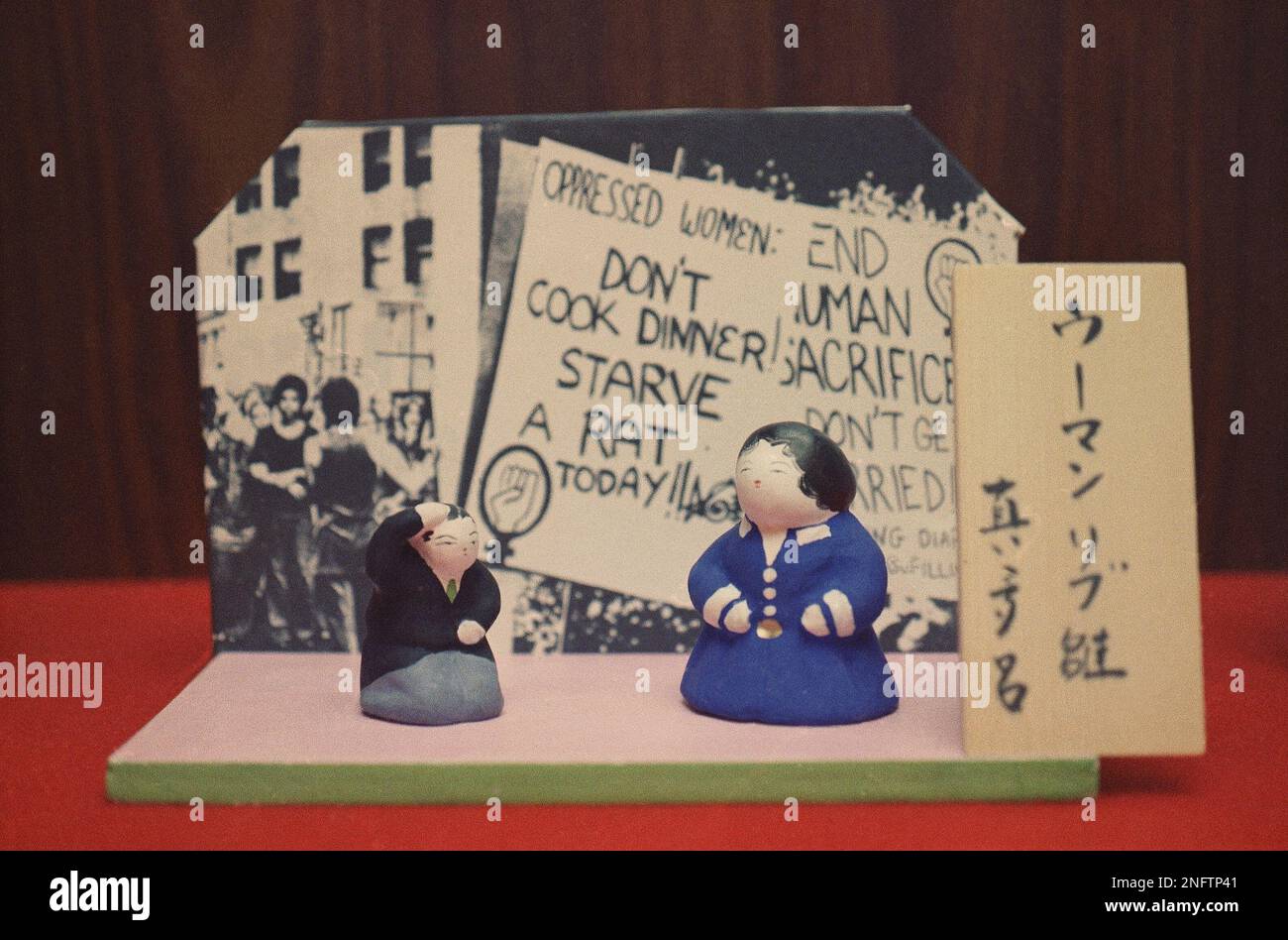 Reflecting the Women's Liberation movement, this pair of dolls called ...