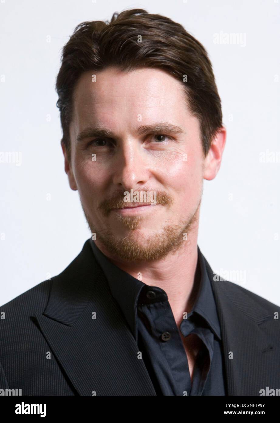 Actor Christian Bale poses for portrait in Las Vegas on Thursday, March ...