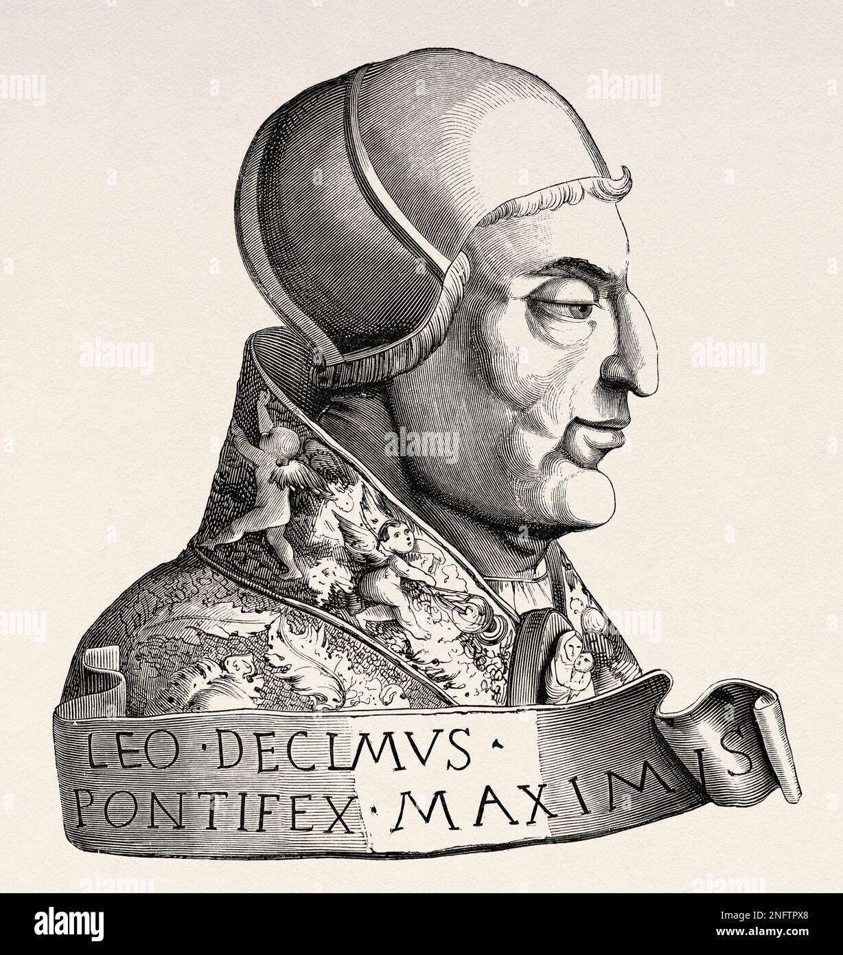 Portrait of pope leo x hi-res stock photography and images - Alamy