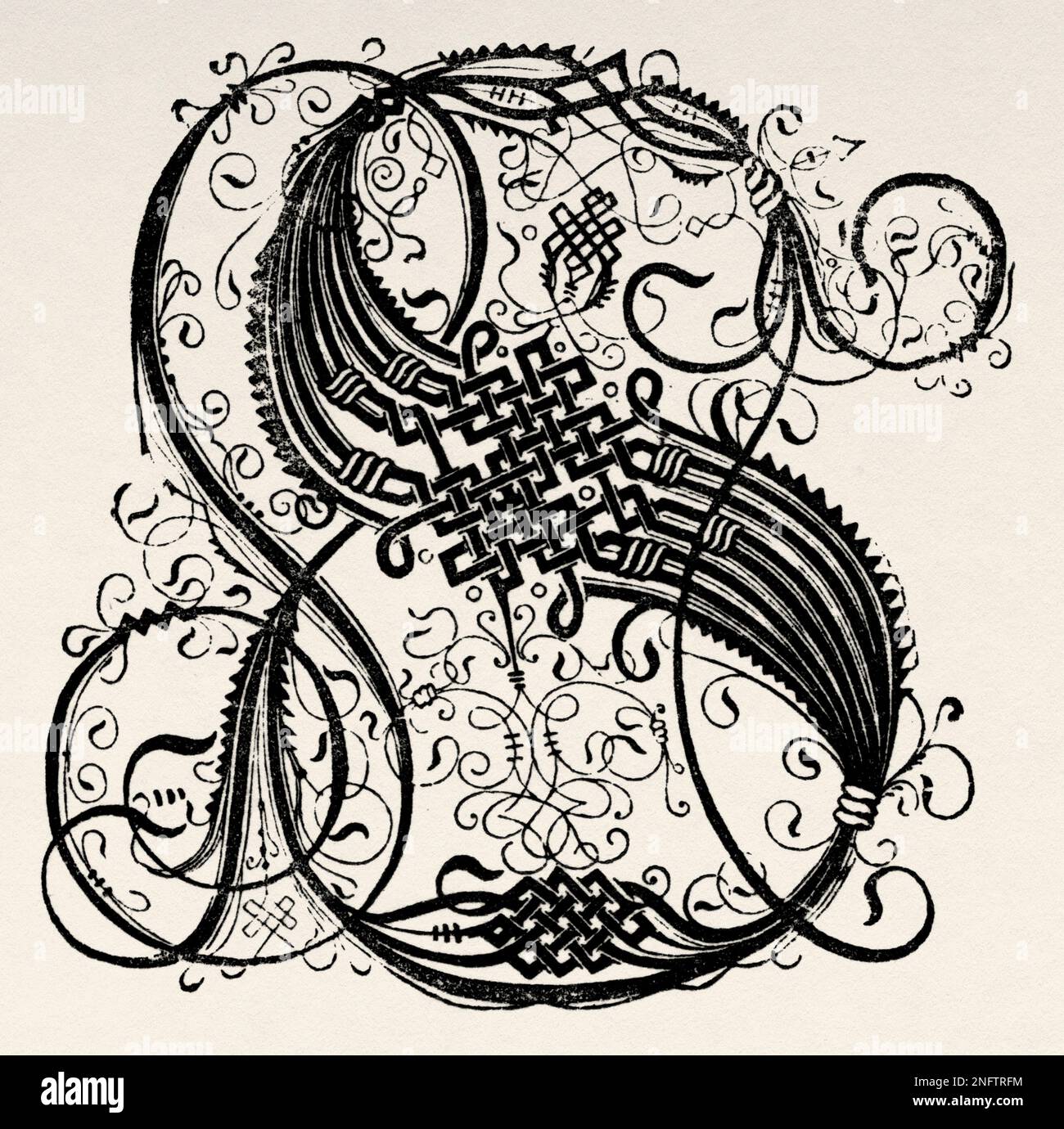 Middle ages initial capital letter S. The Arts of the Middle Ages and ...