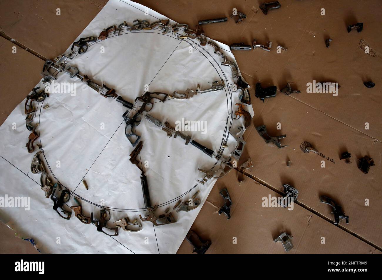 Artist Jean Cherie is part of a collaboration of artists working on an ...