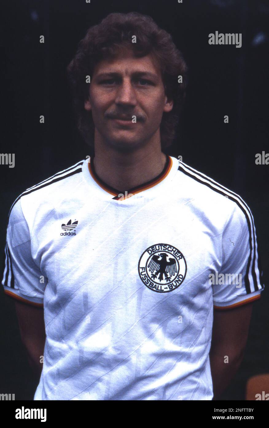 Portrait of Guido Buchwald, member of the West German National soccer ...