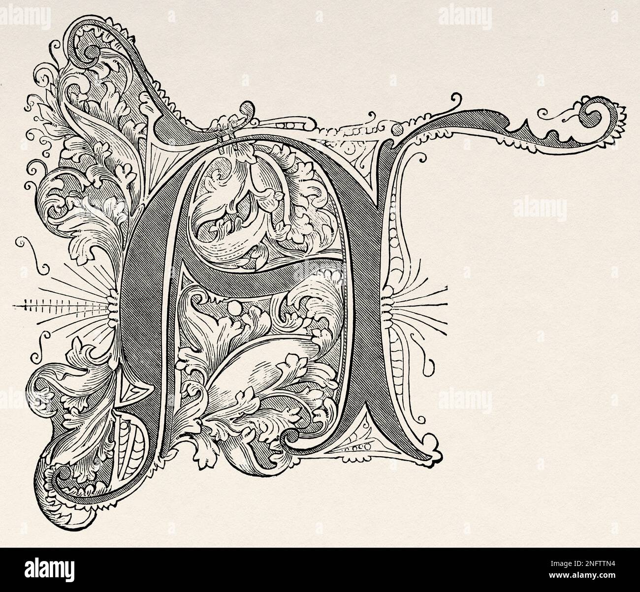 Middle ages initial capital letter A. The Arts of the Middle Ages and ...