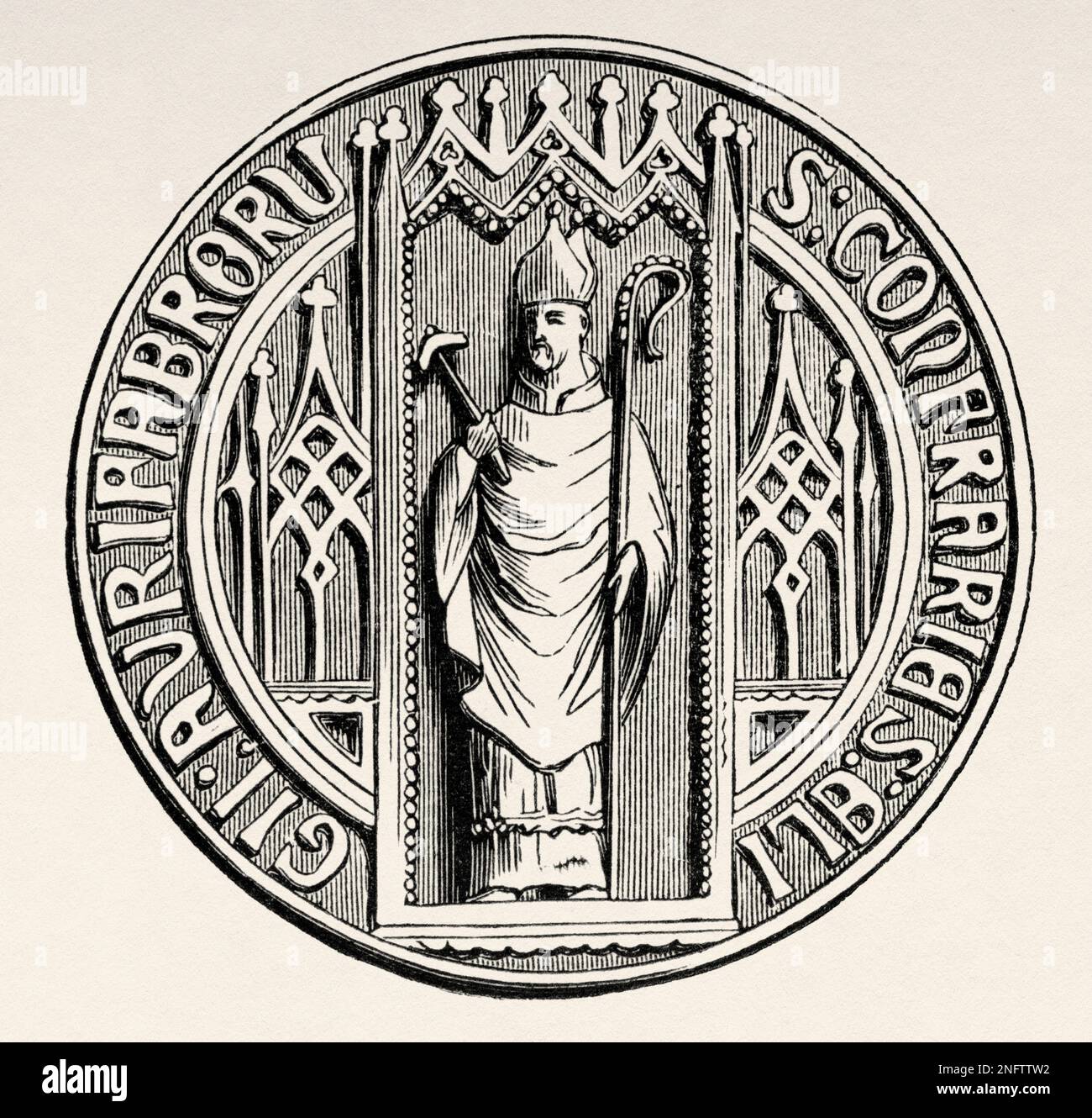 Old stamp of the goldsmiths corporation of Paris. The Arts of the ...