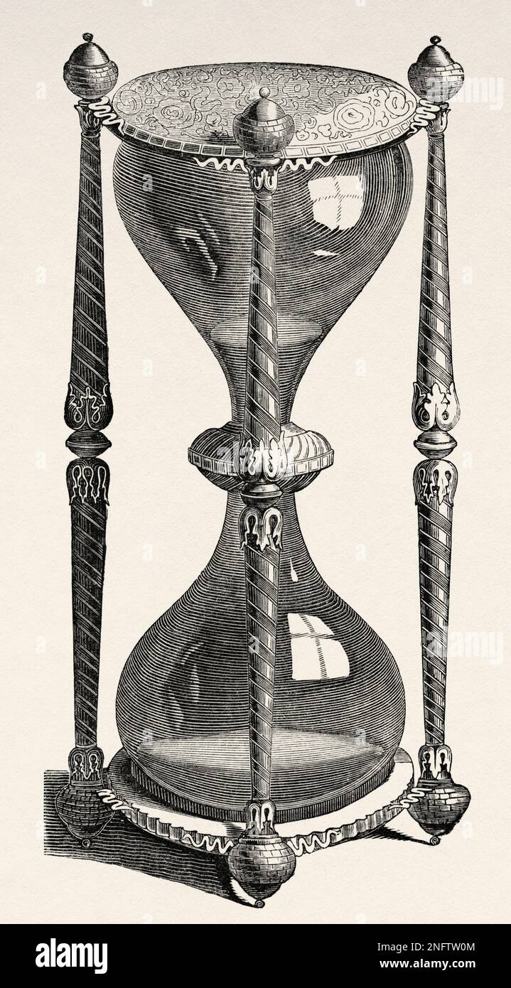 Hour glass French work of the 16th century. The Arts of the Middle Ages ...
