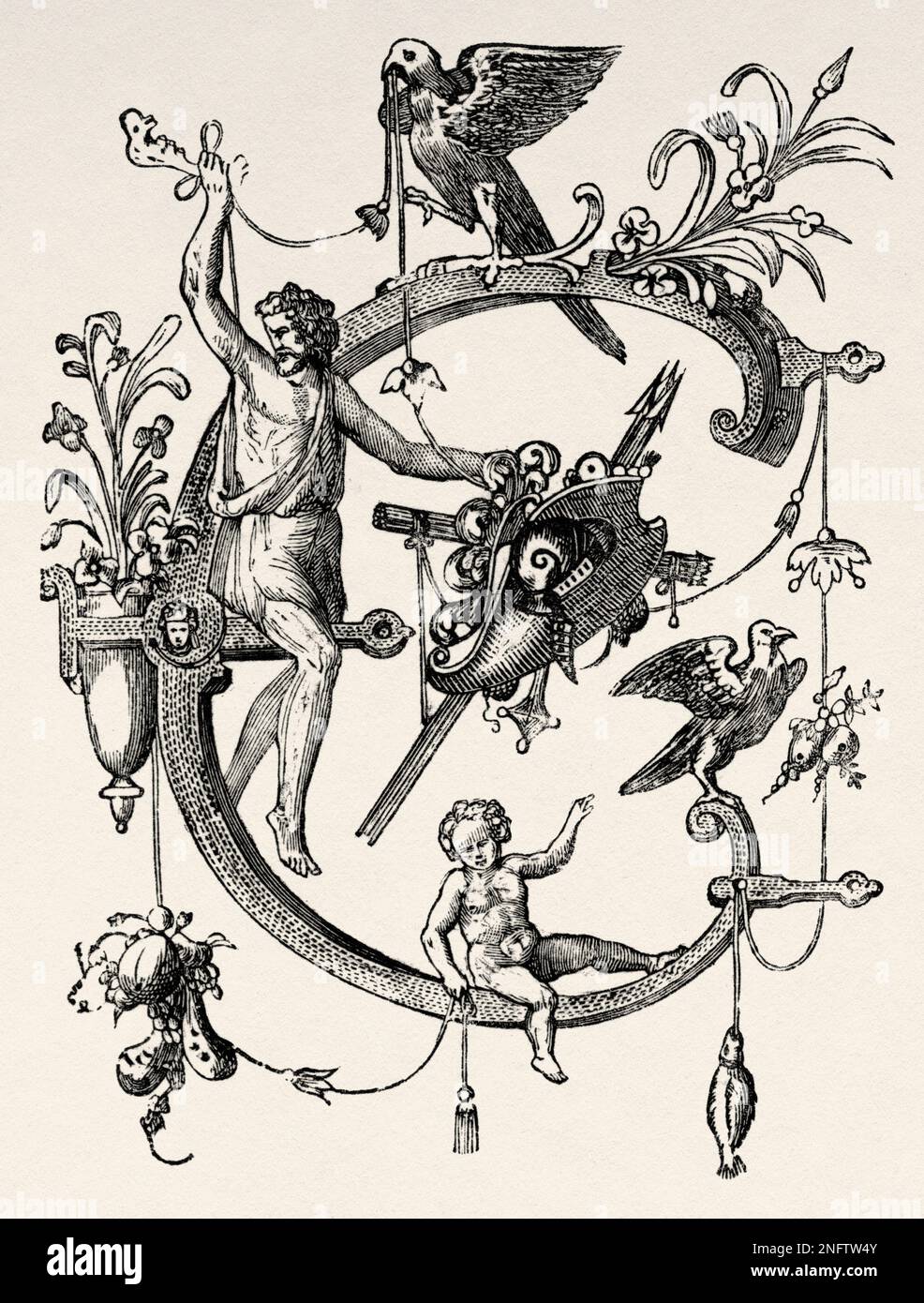 Middle ages initial capital letter C. The Arts of the Middle Ages and ...