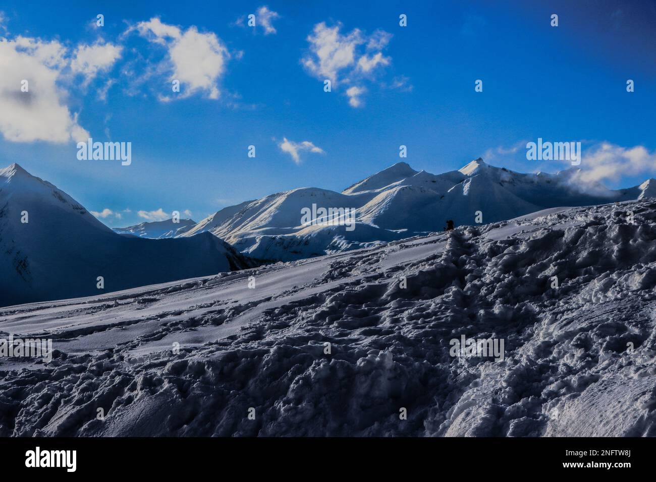 gudauri mountain viev shots Stock Photo - Alamy