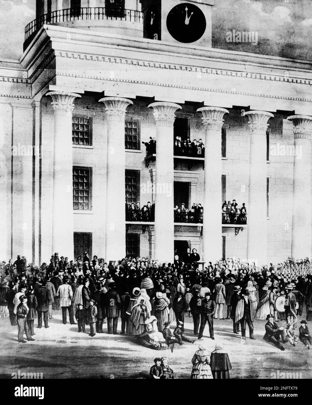 This was the scene during the inauguration of the President of the ...