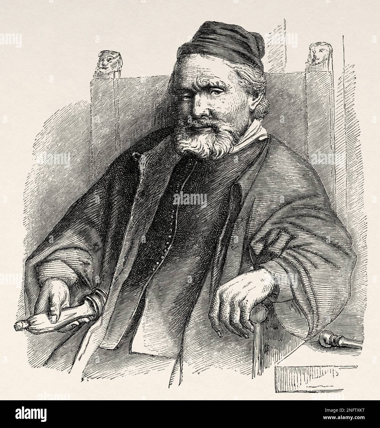 Jan Lutma (1584-1669) goldsmith and silversmith, 1656 .Engraving after ...