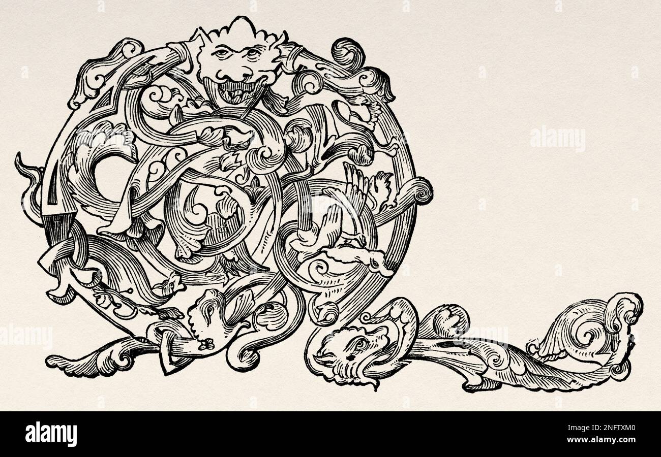 Middle ages initial capital letter Q. The Arts of the Middle Ages and ...