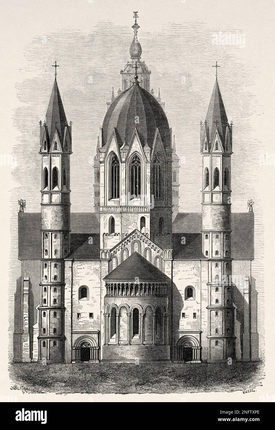 Mainz Cathedral, Rhine, 12th and 13th century. Germany. The Arts of the ...