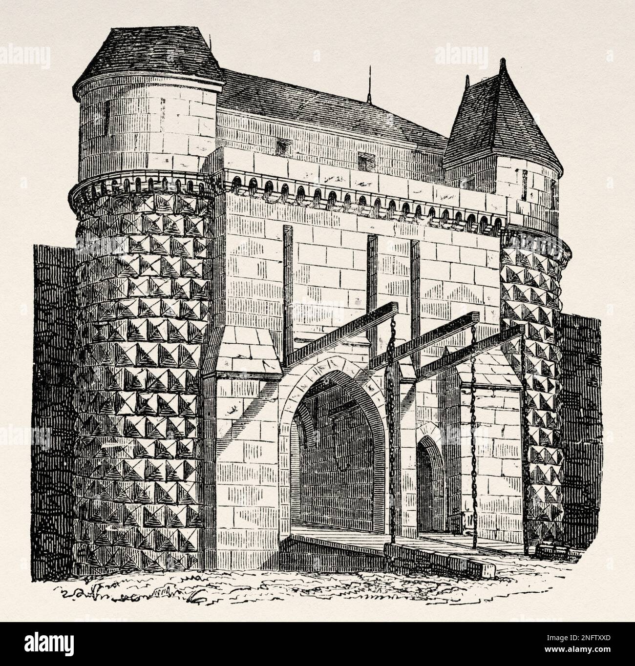 Saint-Jean Gate, Provins, Seine-Et-Marne, France. The Arts of the ...