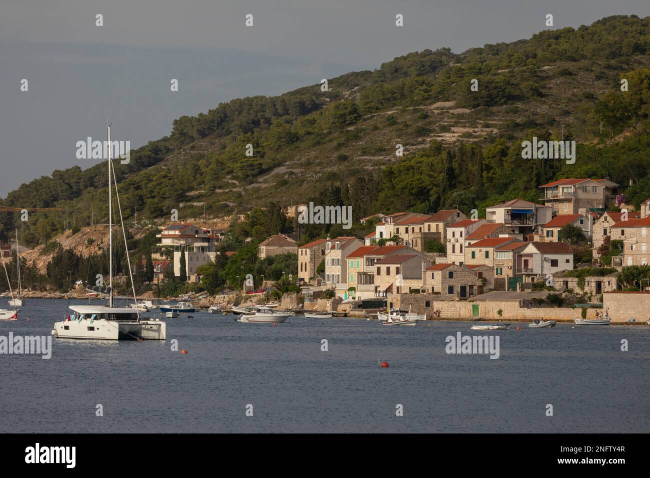 Old town waterfront boats hi-res stock photography and images - Alamy