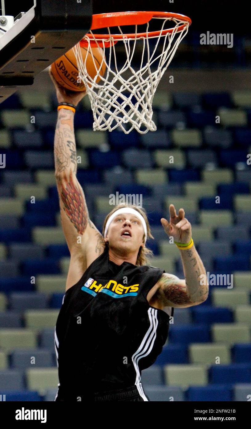 New Orleans Hornets' Chris Andersen during a early morning practice ...