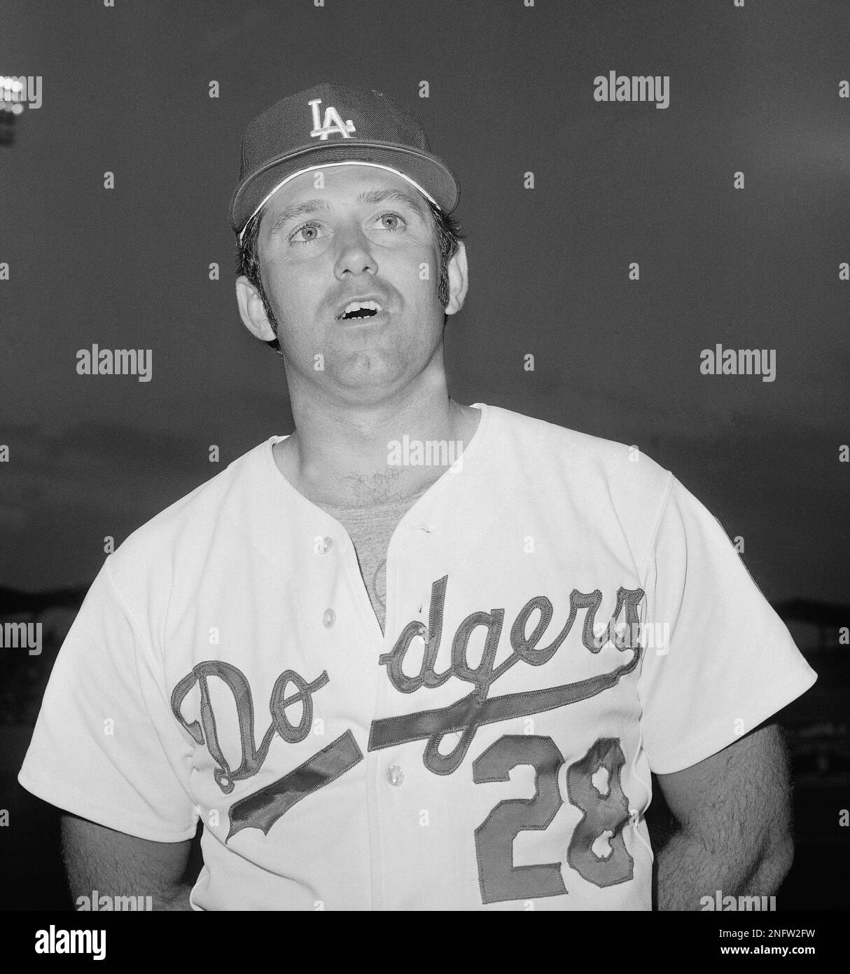 Los Angeles Dodge pitcher Mike Marshall, shown in 1976. (AP Photo/WF ...