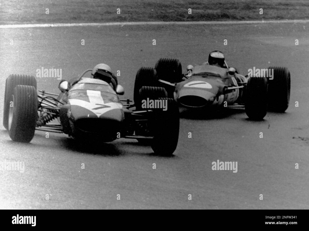 British auto racer Jim Clark is shown April 7, 1968, moments before the ...