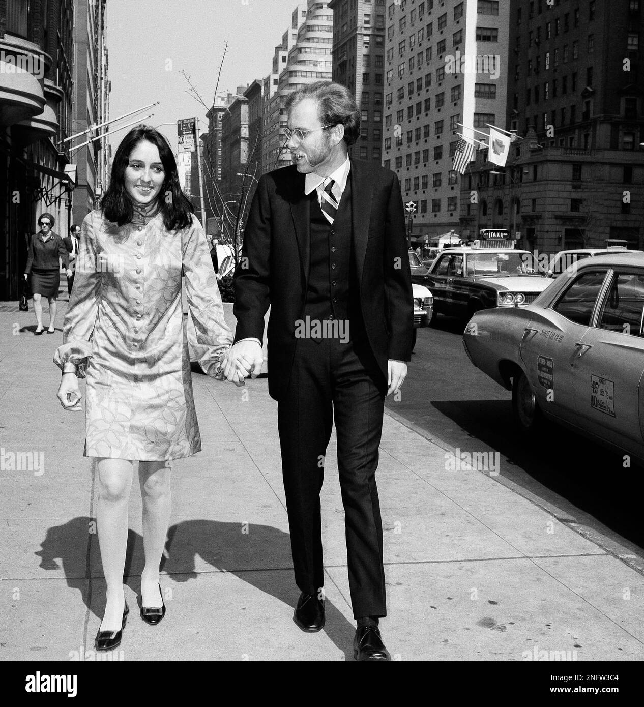 American singer Joan Baez, left, and her husband David Harris shown ...
