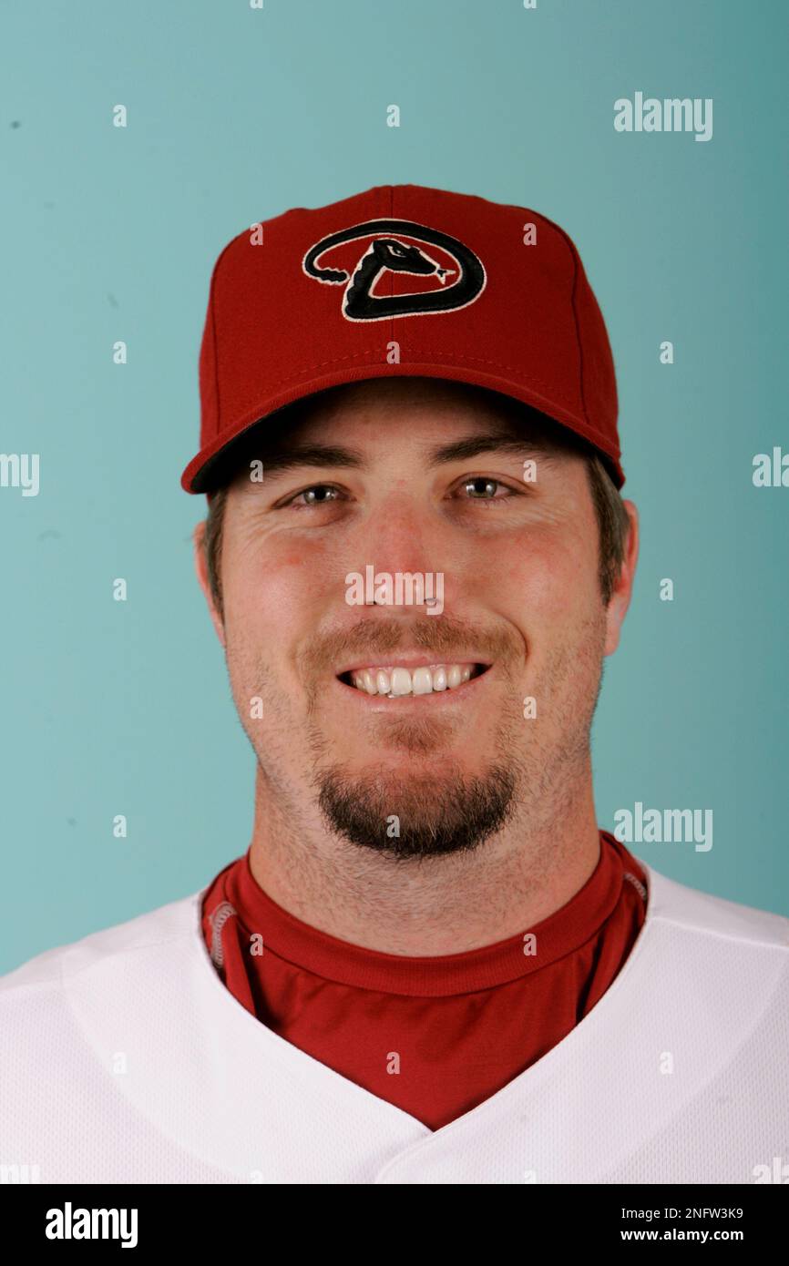 This is a 2008 file photo of Chad Qualls of the Arizona Diamondbacks ...