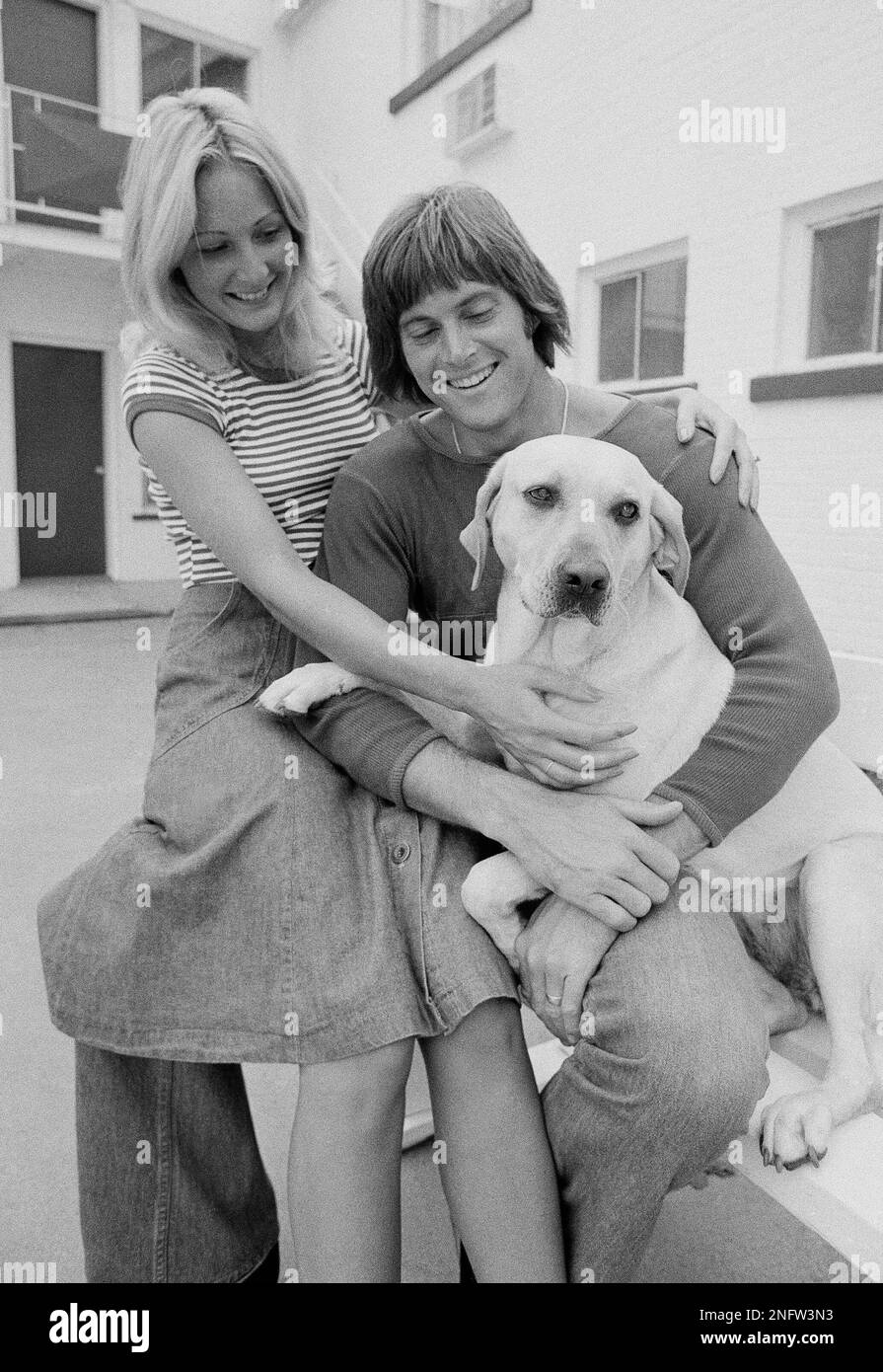 U.S. Decathlon gold medal winner Bruce Jenner and his wife, Chrystie ...