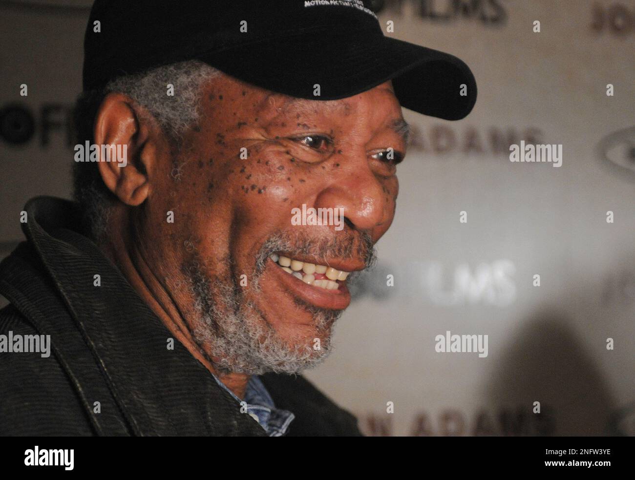 Actor Morgan Freeman arrives at the HBO premiere of "John Adams" at the ...