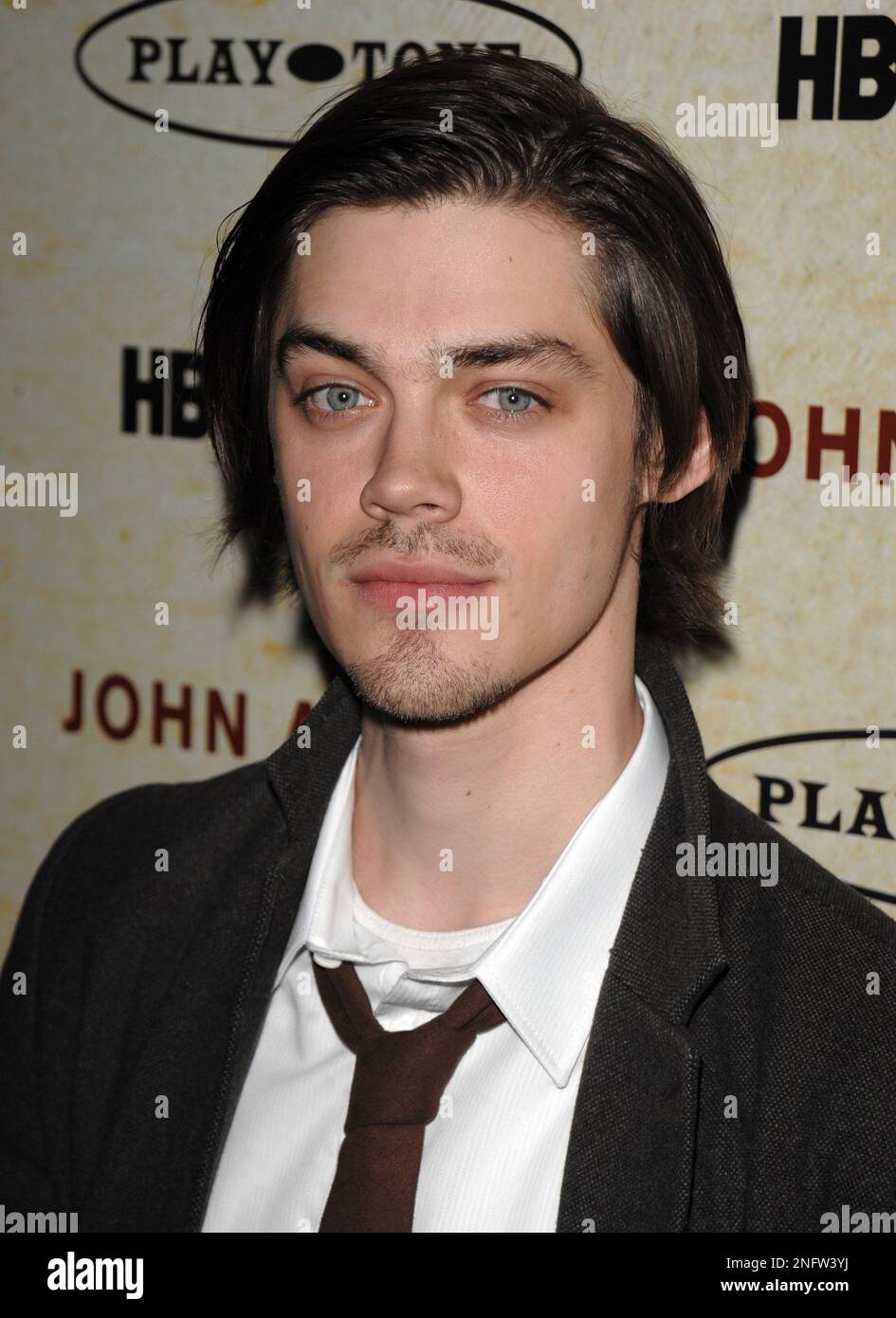 Actor Tom Payne arrives at the HBO premiere of "John Adams" at the ...