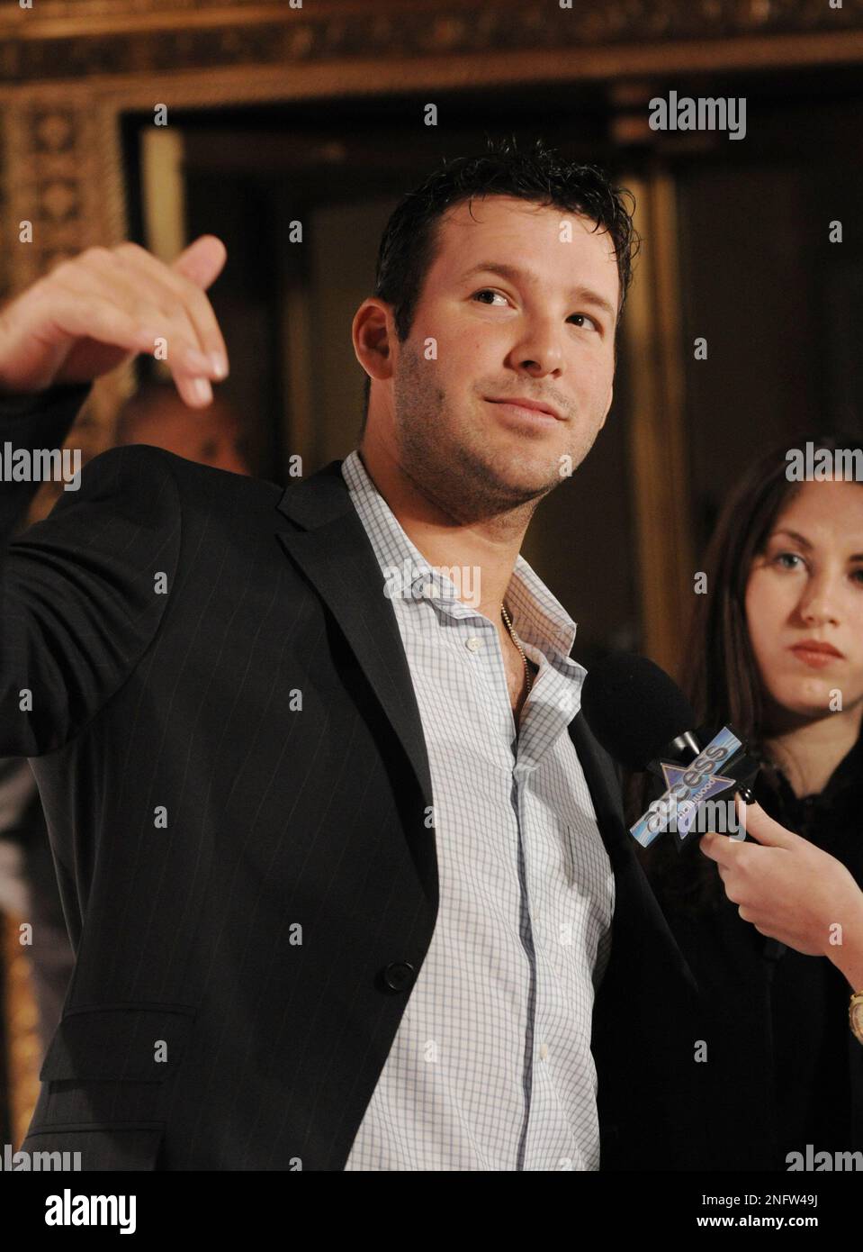 Dallas Cowboys Quarterback Tony Romo attends Cosmopolitan Magazine's ...