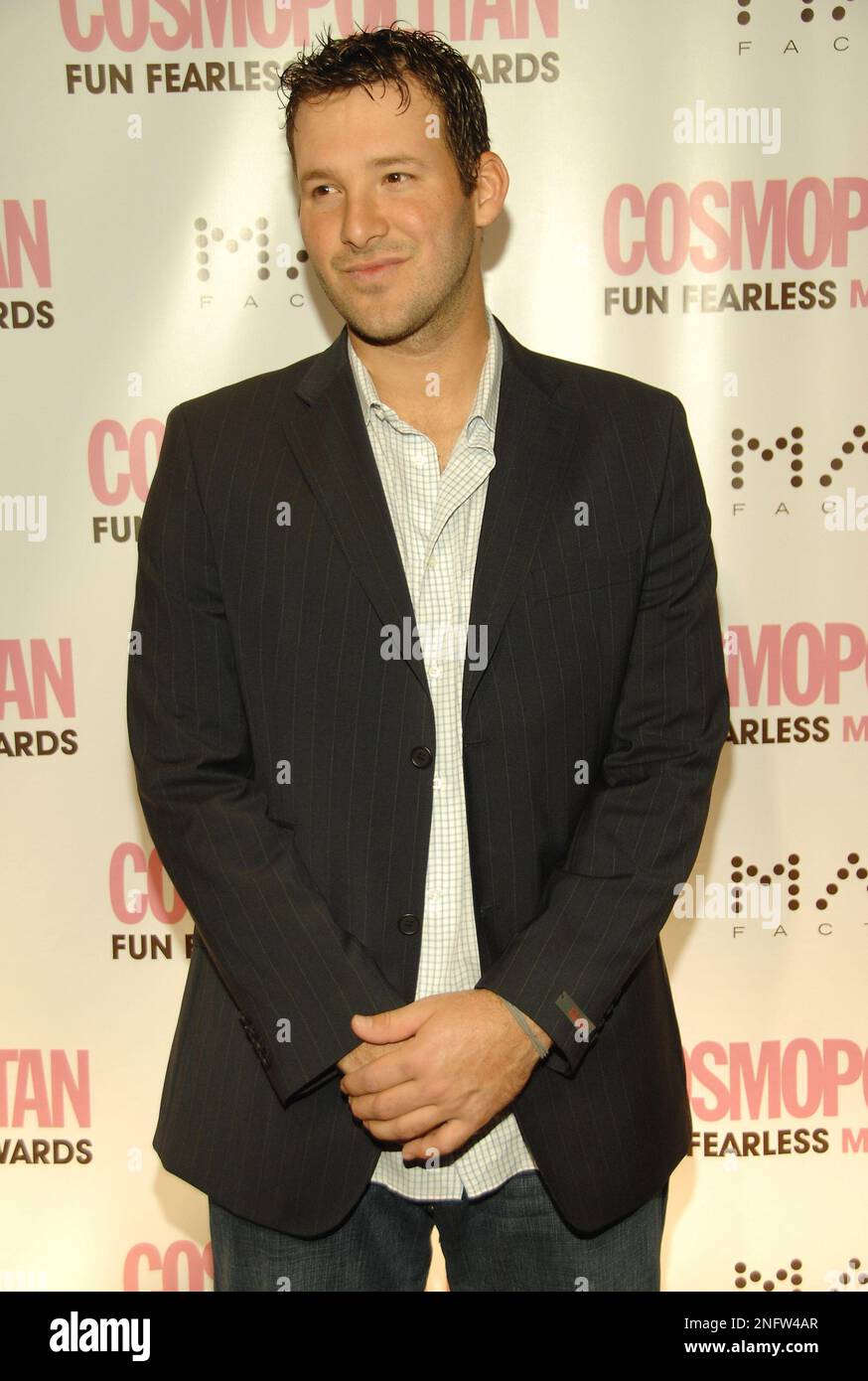 Dallas Cowboys Quarterback Tony Romo attends Cosmopolitan Magazine's ...