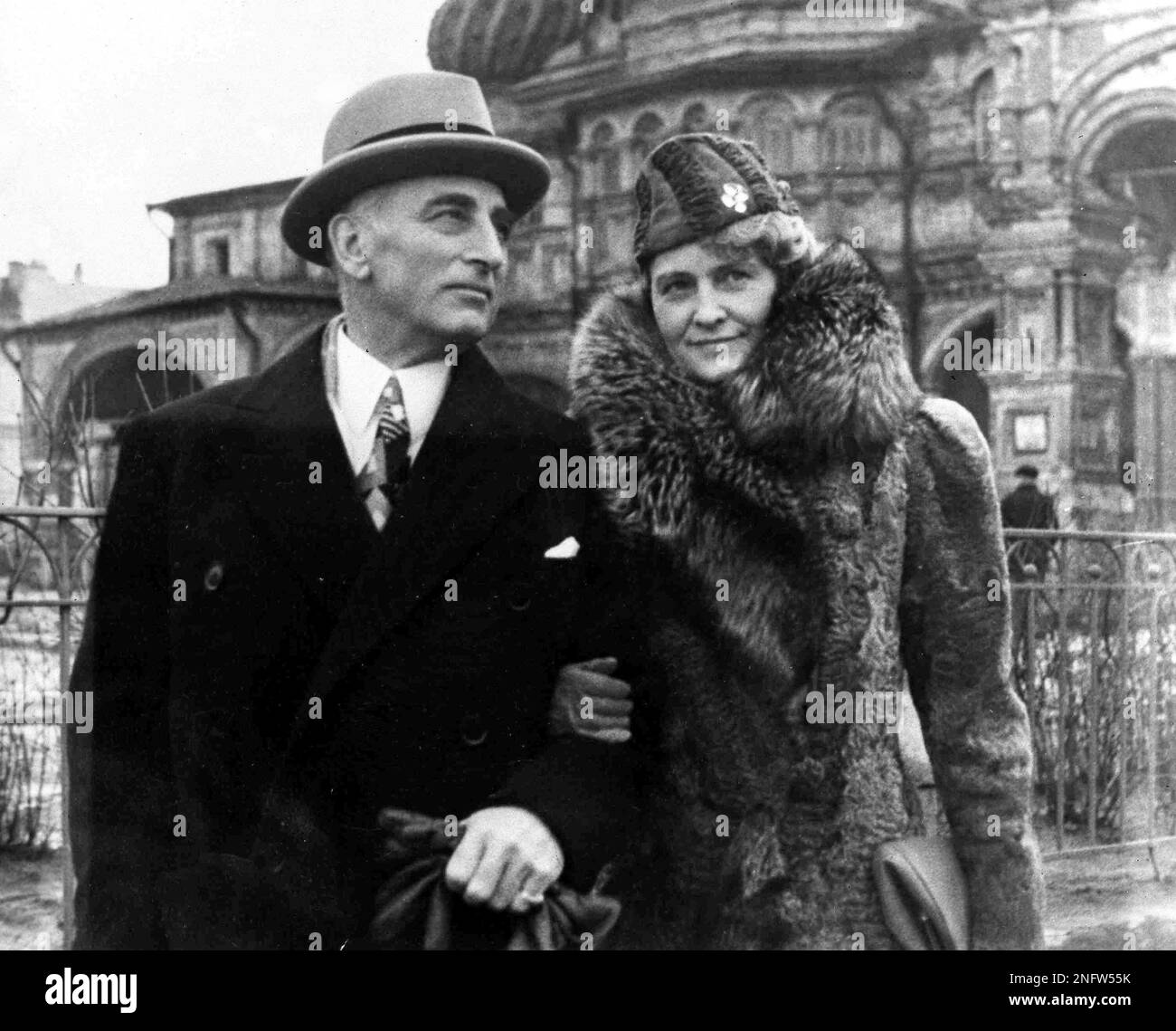 US Ambassador to Moscow Joseph E. Davies, with his wife Marjorie ...
