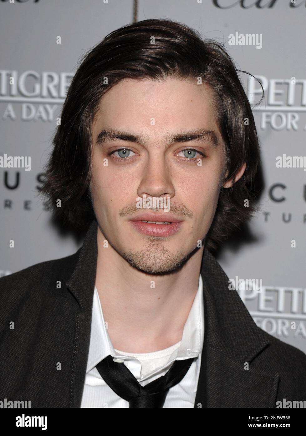 Actor Tom Payne arrives at the premiere of "Miss Pettigrew Lives for a ...