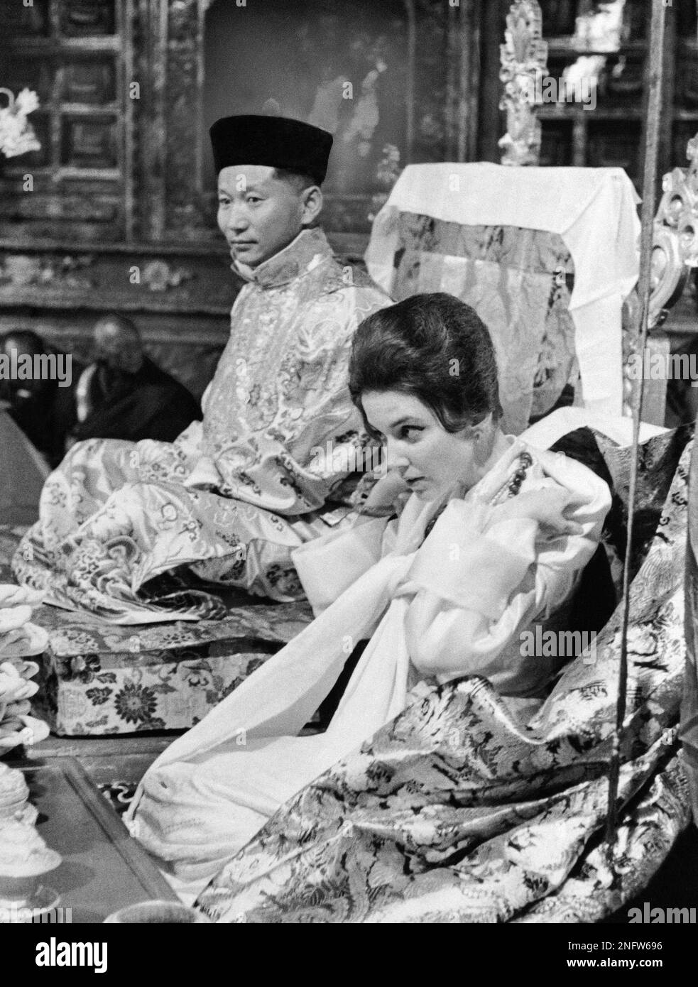 Maharajkumar Thondup Namgyal, the Crown Prince of Sikkim and his bride ...