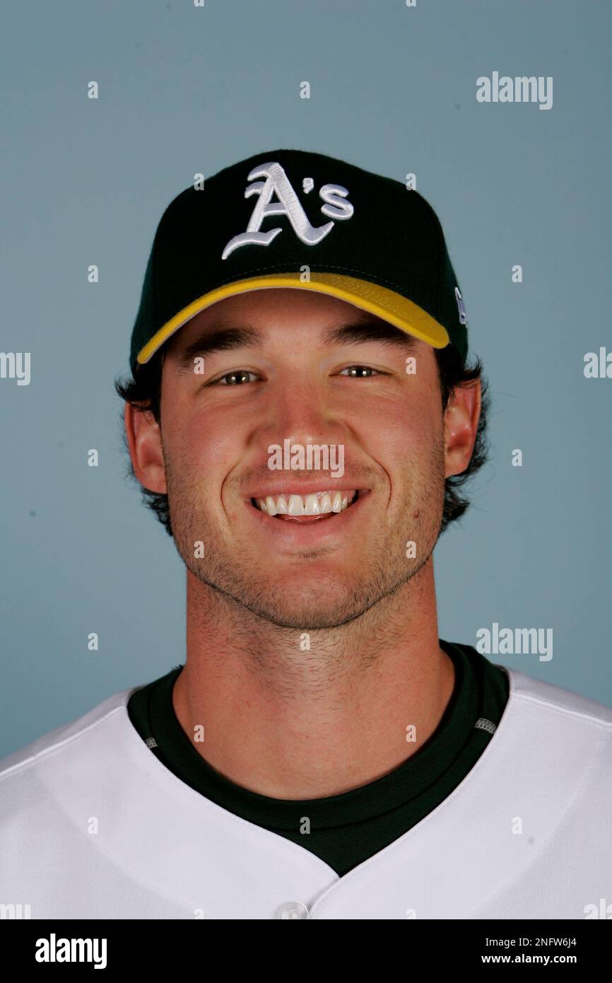 This is a 2008 file photo of XXXX of the Oakland A's baseball team ...