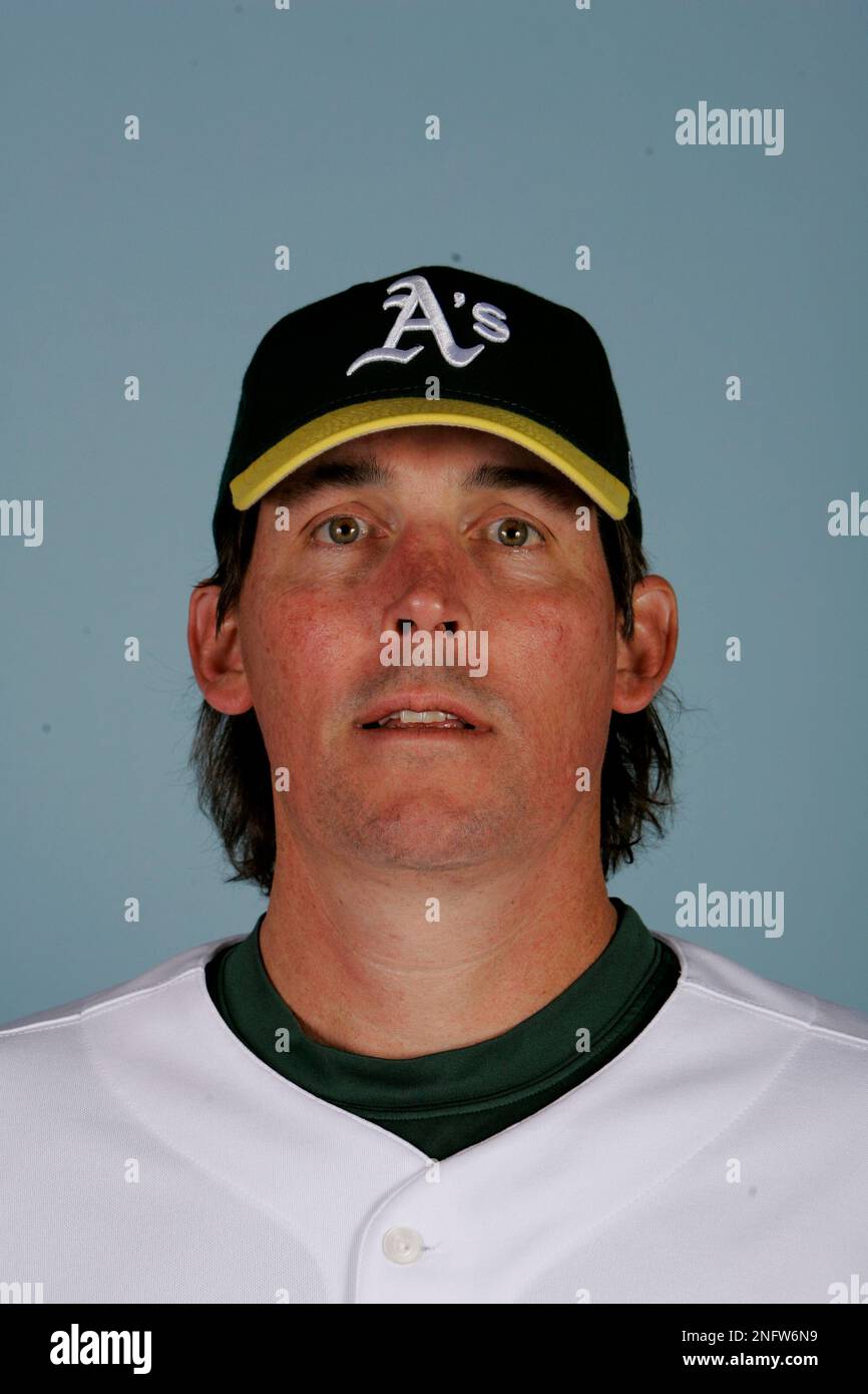 This is a 2008 file photo of XXXX of the Oakland A's baseball team ...