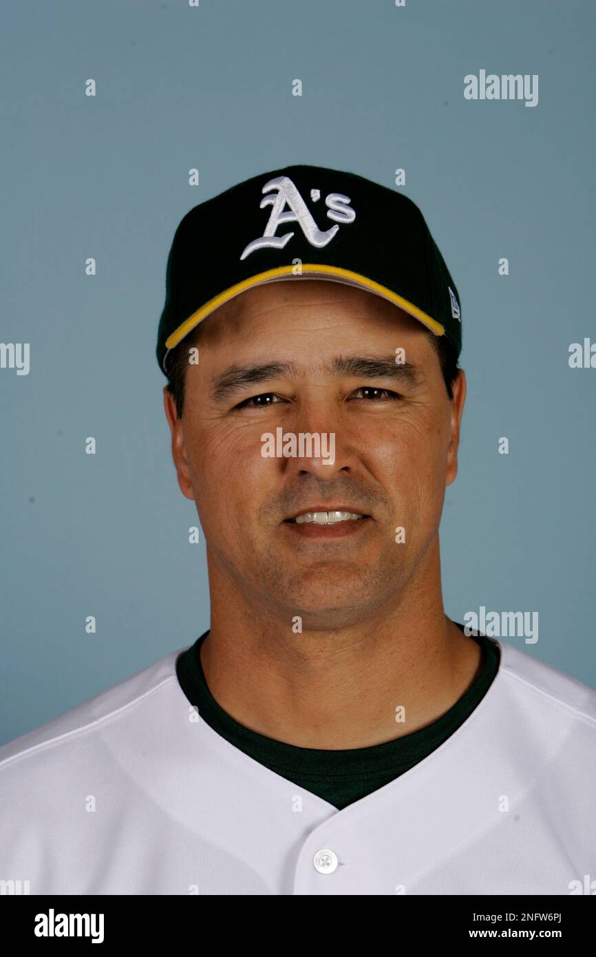This is a 2008 file photo of XXXX of the Oakland A's baseball team ...