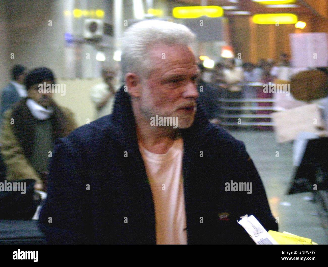 Christie's auction house executive Christopher Davidge arrives at the ...