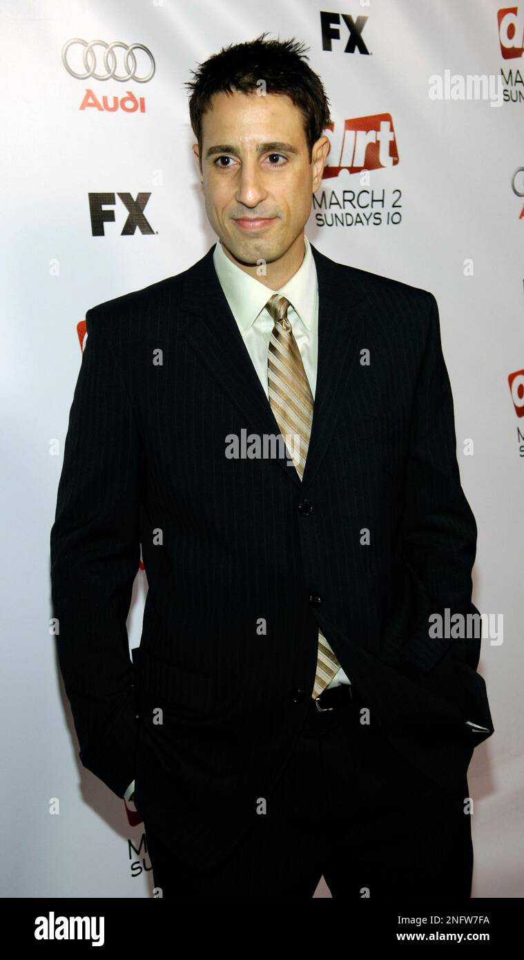 "Dirt" cast member Julian Acosta arrives at the season two premiere ...